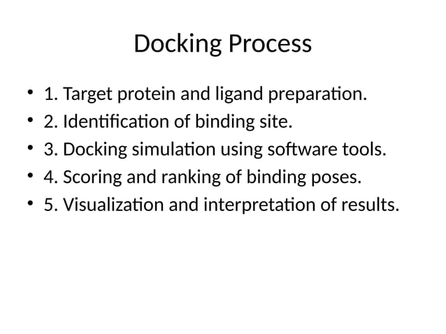 Molecular_Docking_Presentation_______pptx | PPT