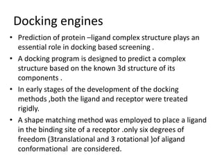 molecular docking screnning. pptx | PPTX | Operating Systems | Computer ...