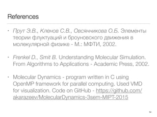 Molecular Dynamics | PDF