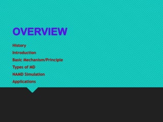 Molecular dynamics and namd simulation | PPTX