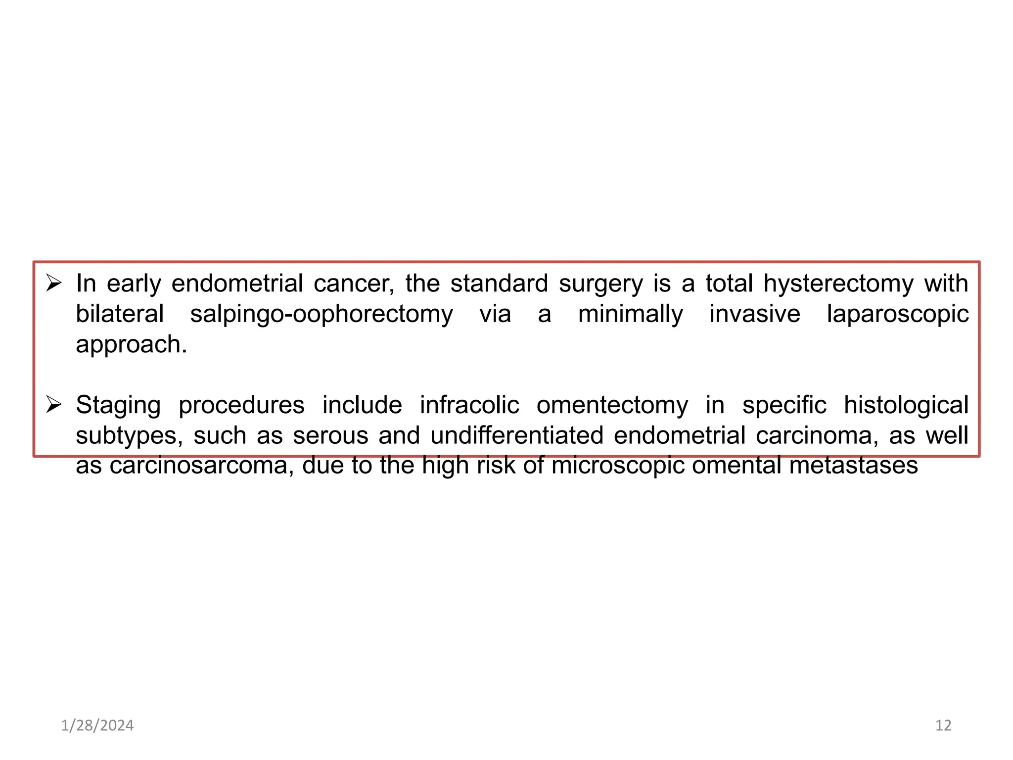 Molecular Profile of Endometrial cancer. | PPTX