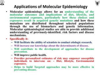 Molecular epidemiology an introduction | PPTX