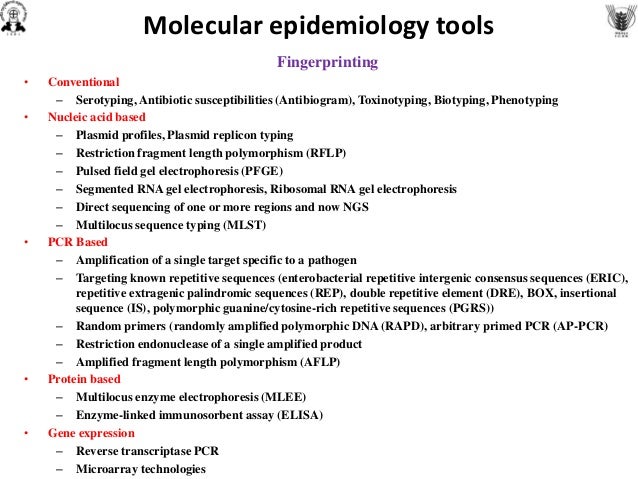 Molecular epidemiology an introduction