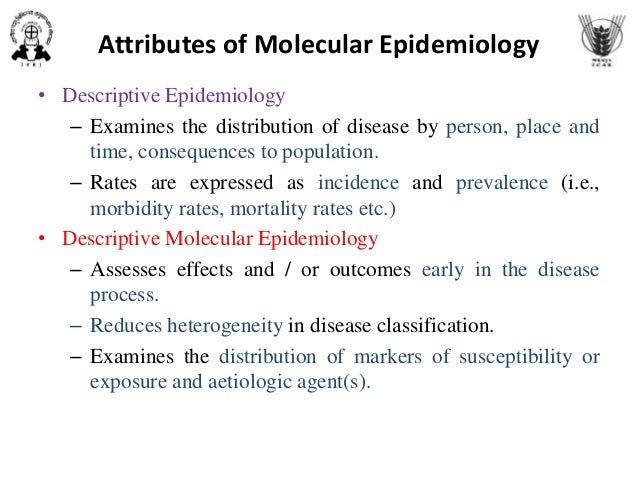 Molecular epidemiology an introduction