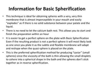 Molecular gastronomy | PPTX