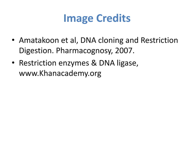 Molecular Gene Cloning Pptx 3239