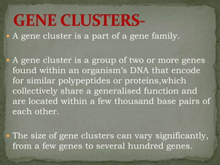Molecular gene family | PPTX