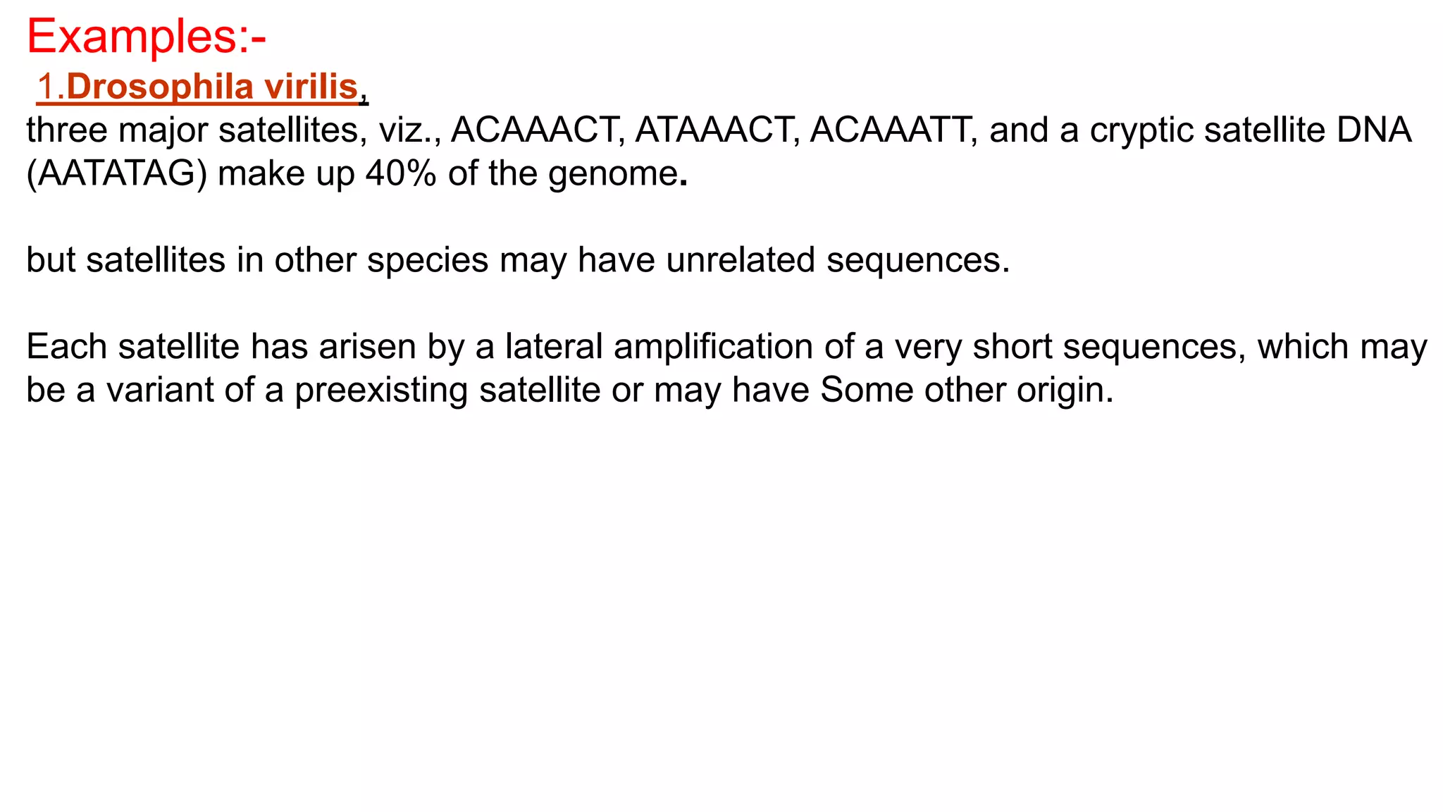 cryptic satellite DNA | PPTX