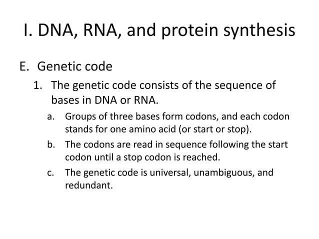 Molecular genetics unit 3 | PPTX