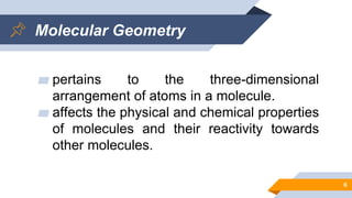 Molecular geometry | PPTX
