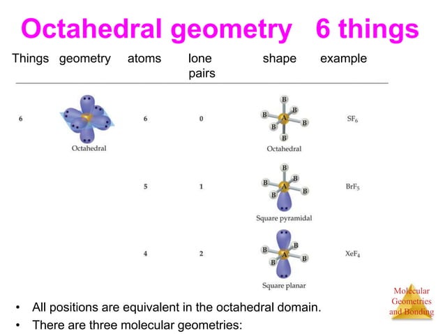 Molecular Geometry.ppt | Chemistry | Science