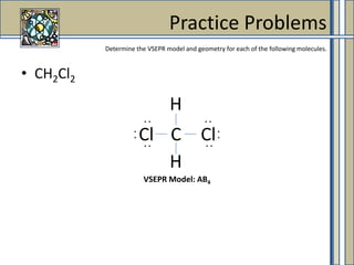 Ch2cl2 Lewis Structure Molecular Geometry