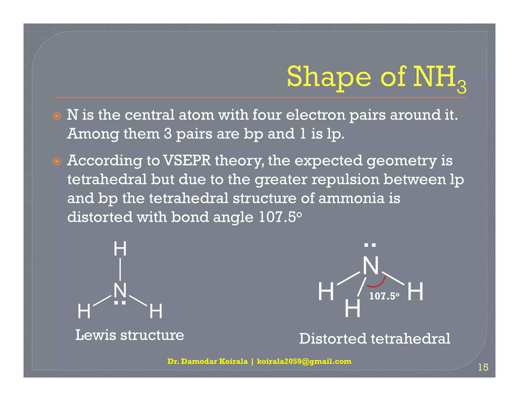 Molecular geometry and chemical bonding | PDF