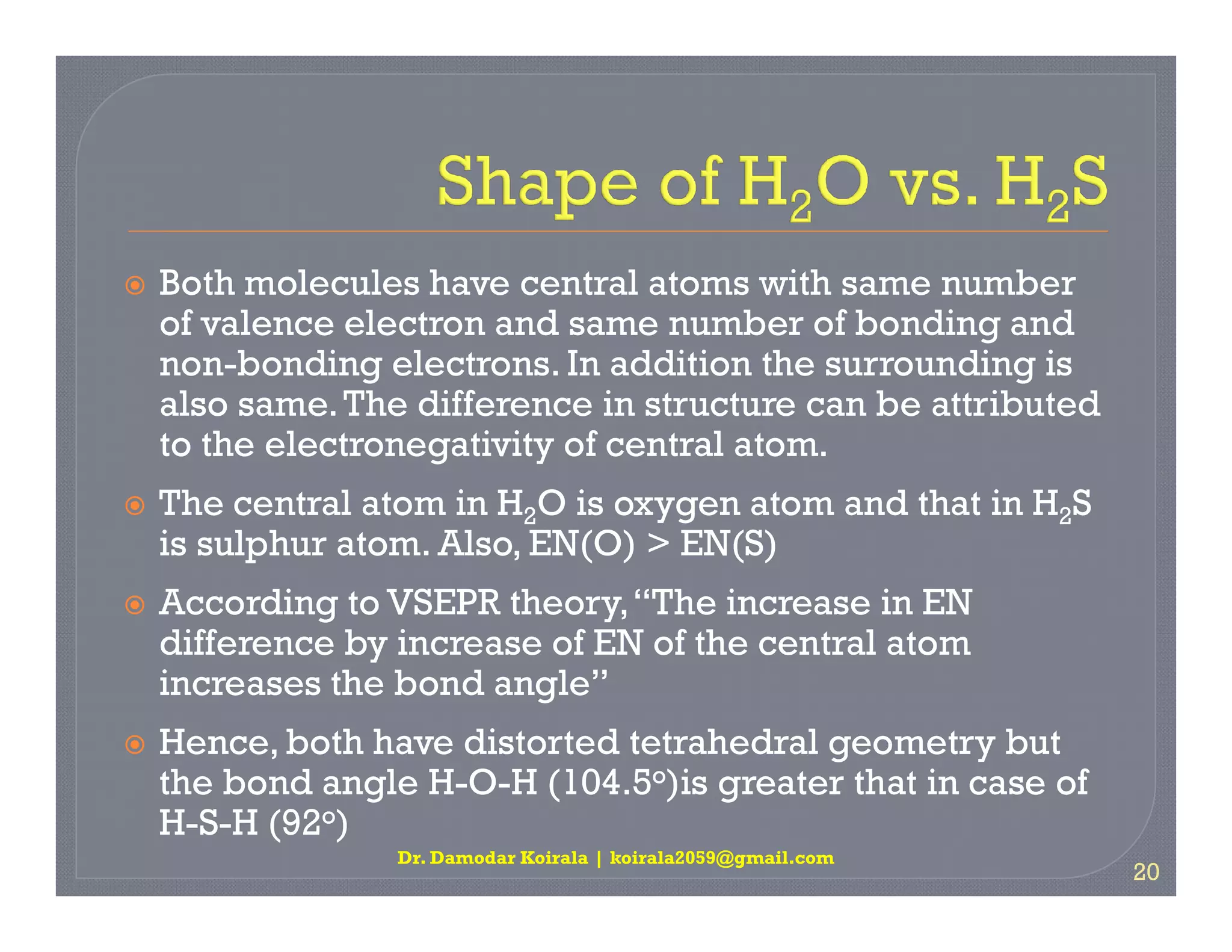 Molecular geometry and chemical bonding | PDF