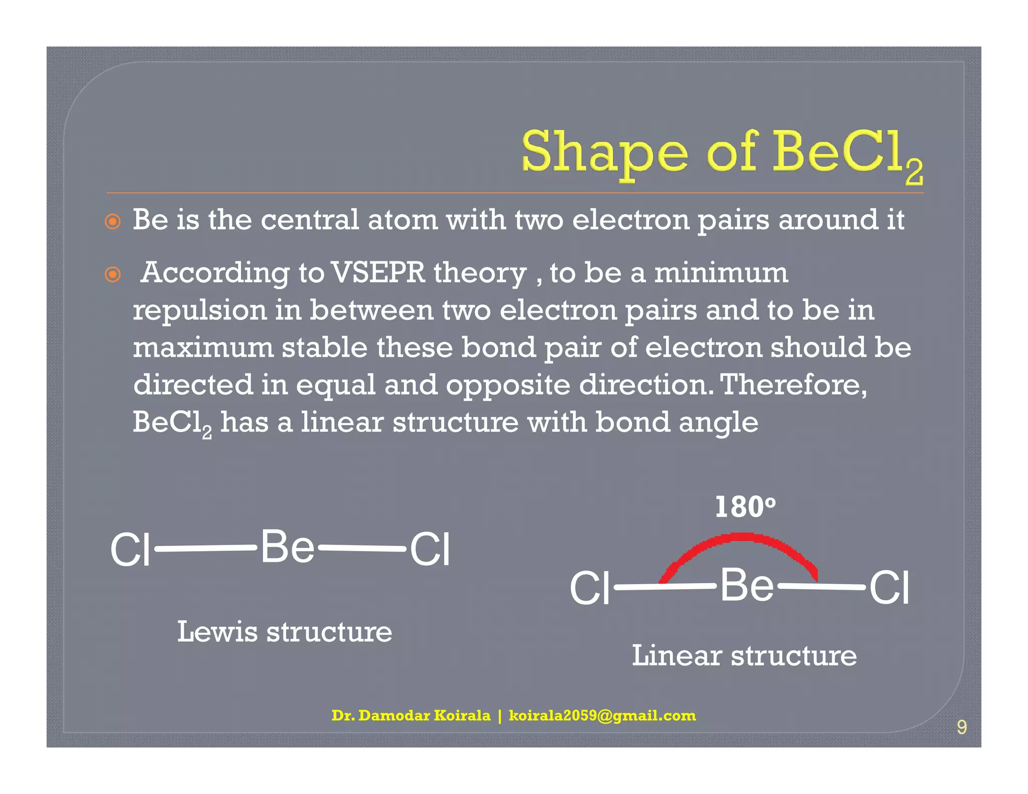 Molecular geometry and chemical bonding | PDF