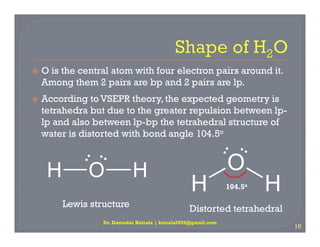 Water Molecular Structure Angle