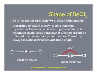 Becl2 Molecular Geometry And Electron Pair Geometry