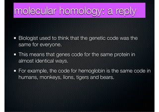 Molecular homology | PDF