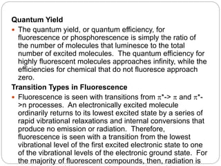 Molecular luminescence spectrometry | PPTX