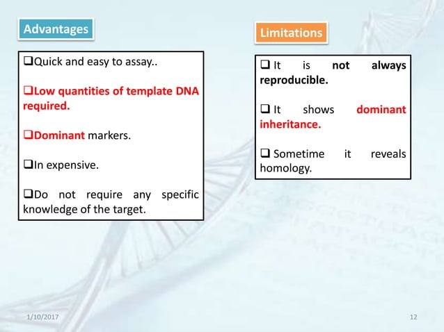 Molecular Marker and It's Applications | PPTX | Genetics | Science