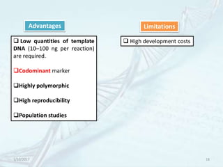 Molecular Marker and It's Applications | PPTX