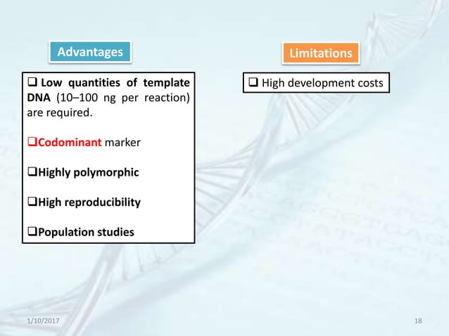 Molecular Marker and It's Applications | PPTX | Genetics | Science