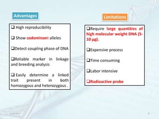 Molecular Marker and It's Applications | PPTX