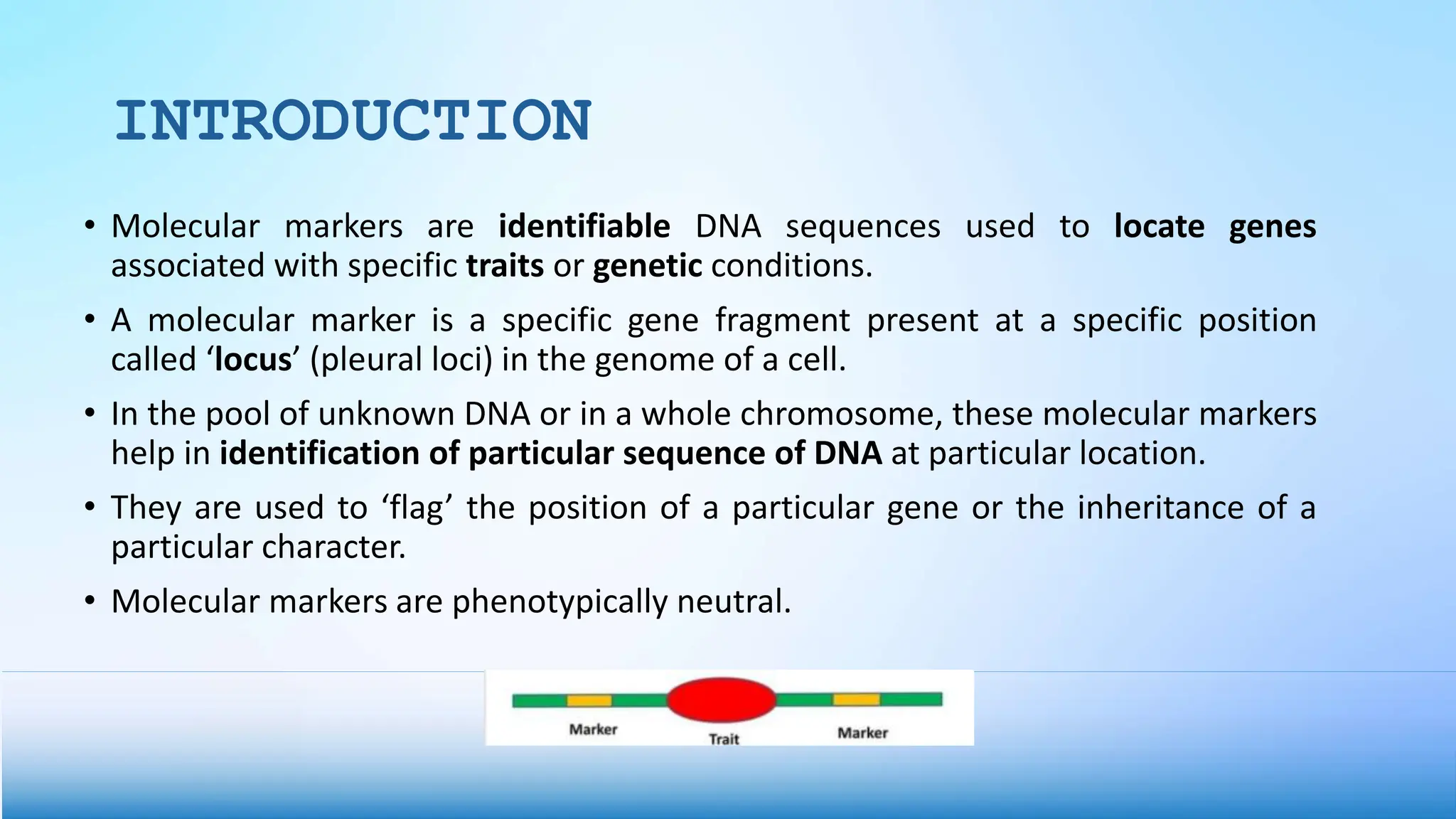 Molecular markers- RFLP, RAPD, AFLP, SNP etc. | PPTX