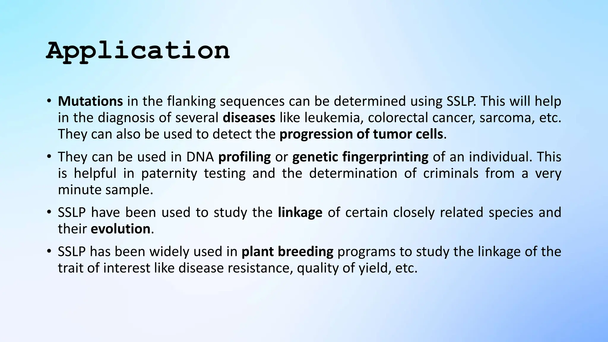 Molecular markers- RFLP, RAPD, AFLP, SNP etc. | PPTX