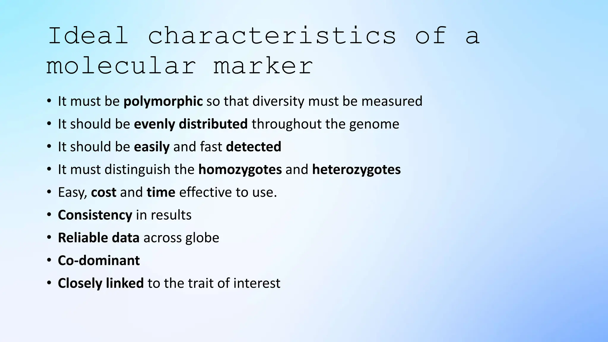 Molecular markers- RFLP, RAPD, AFLP, SNP etc. | PPTX