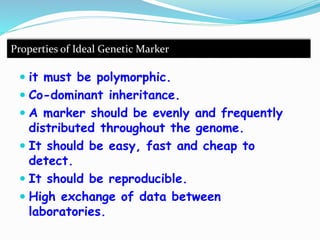 Molecular markers | PPT