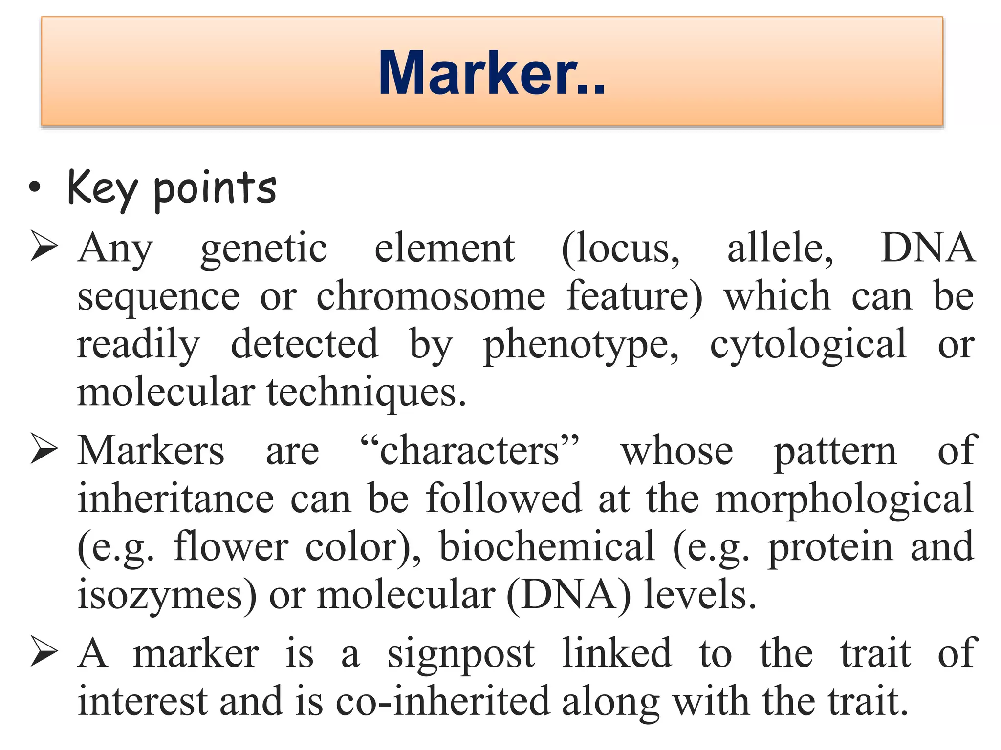 molecular markers.pptx