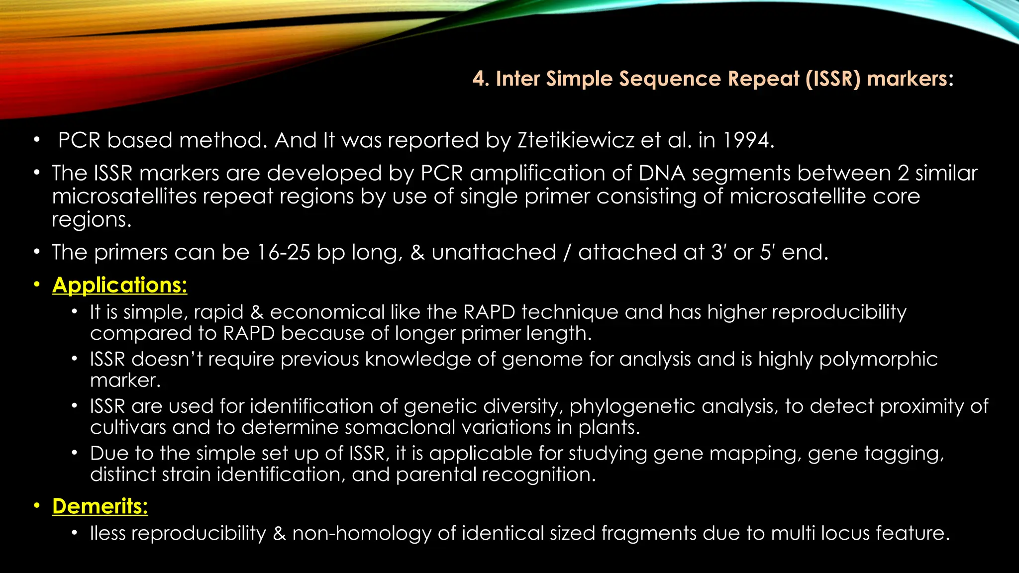 Molecular markers1.. in genomicssssspptx | PPTX