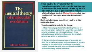 Molecular Markers and Neutral Theory.pptx