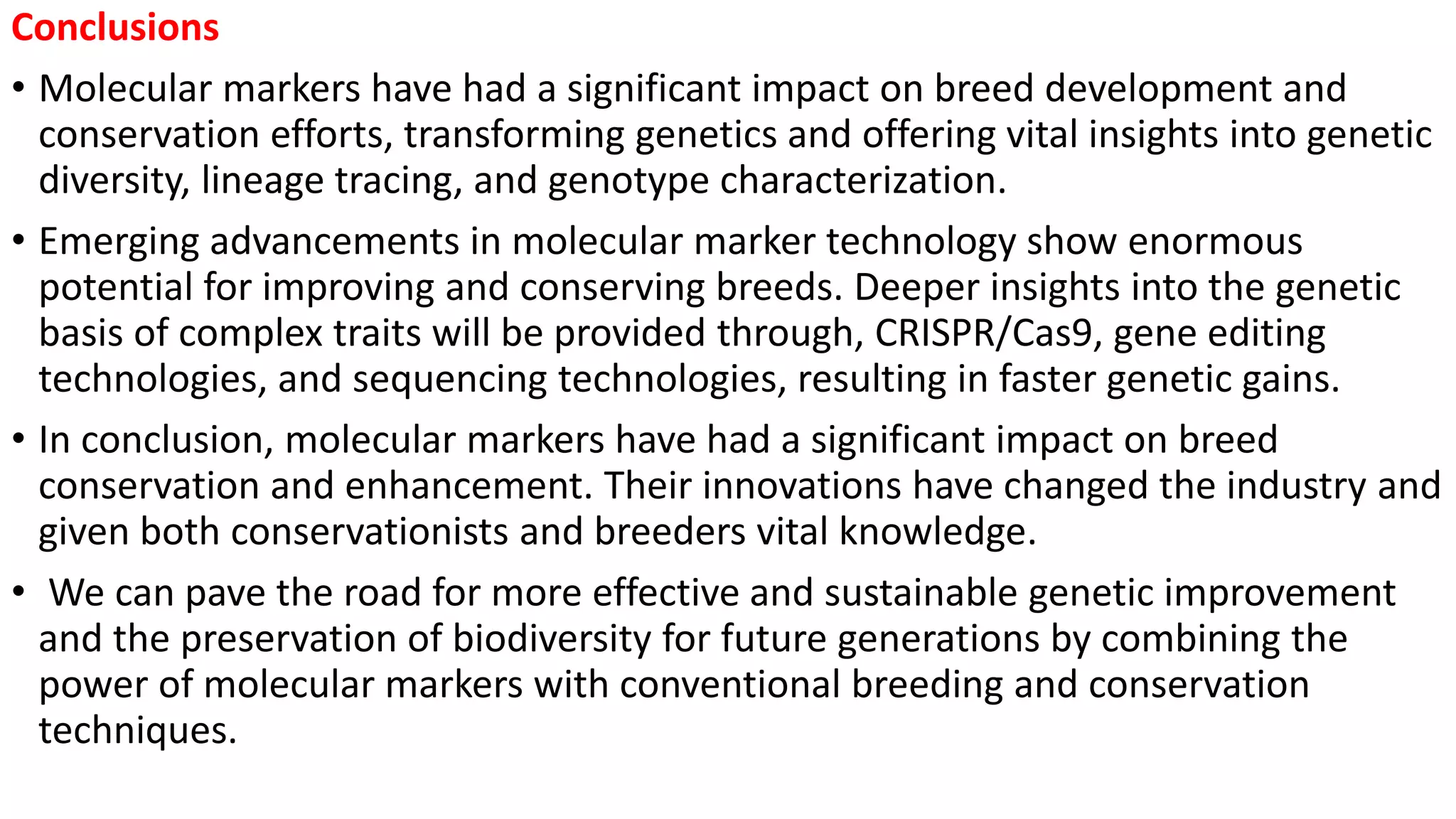 Molecular Markers and Their Application in Animal Breed.pptx