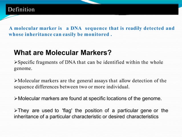 molecular markers_by dr neelesh kapoor svpuat.pptx