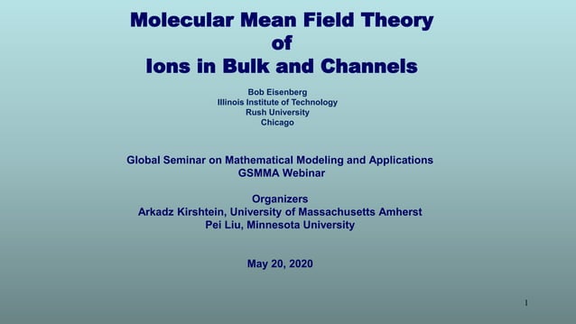 Molecular Mean Field Theory of ions in Bulk and Channels | PPT