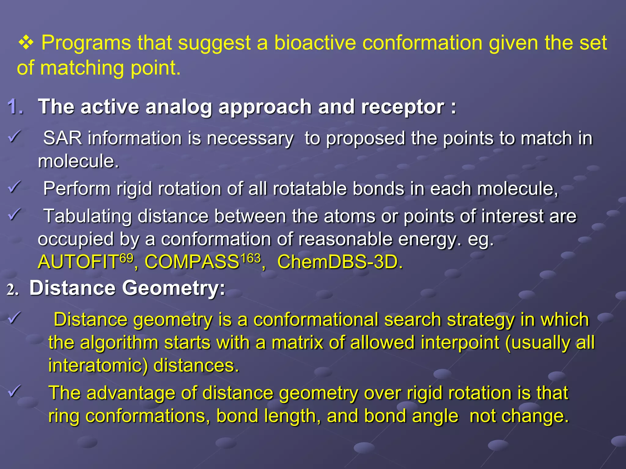Molecular mechanics and dynamics | PPT
