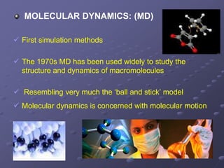Molecular mechanics and dynamics | PPT