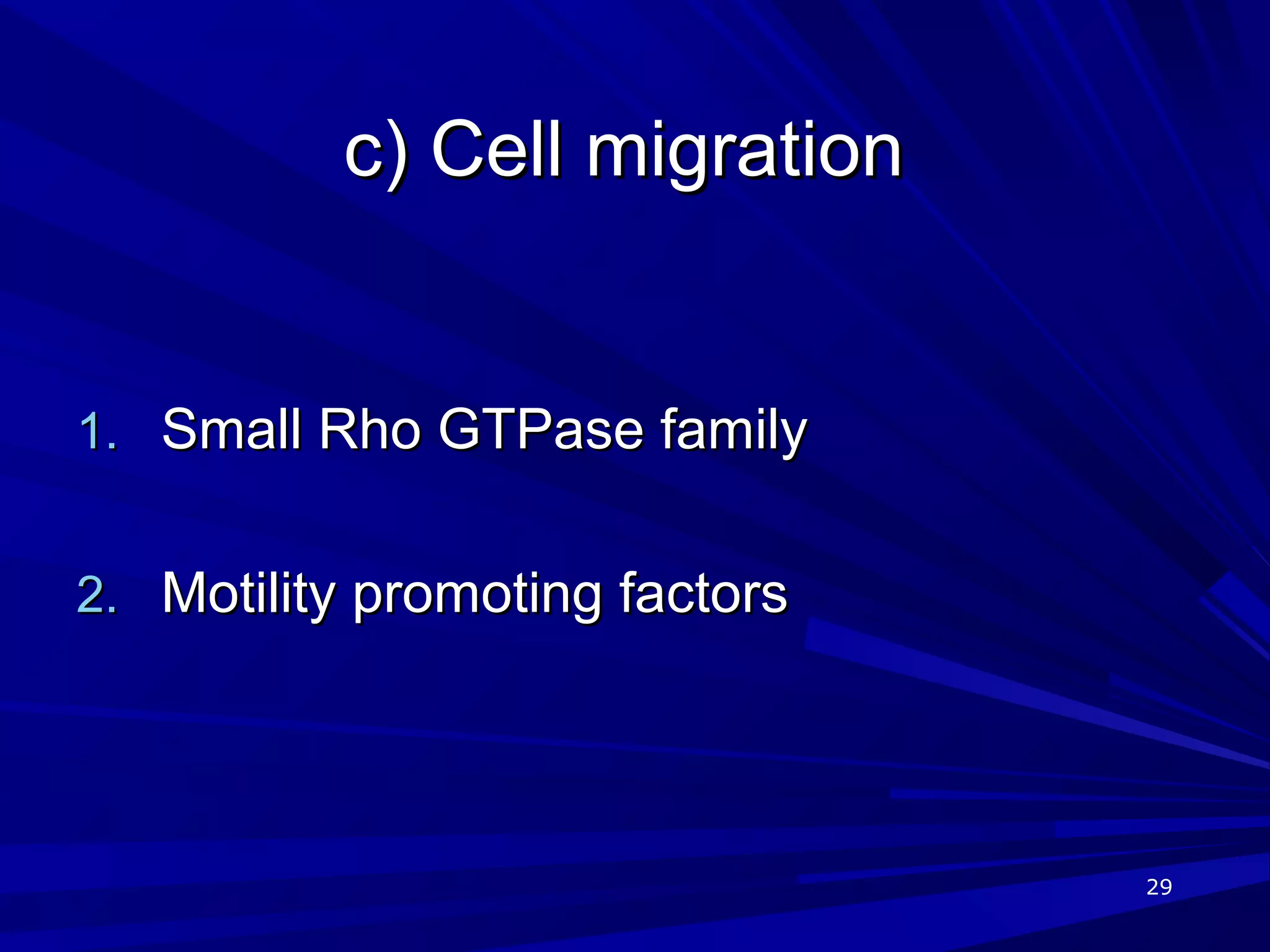 Molecular mechanism of cancer metastasis | PPT