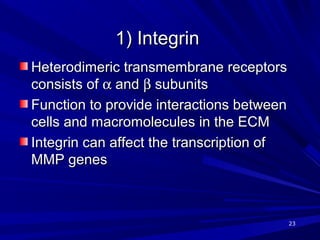 Molecular mechanism of cancer metastasis | PPT