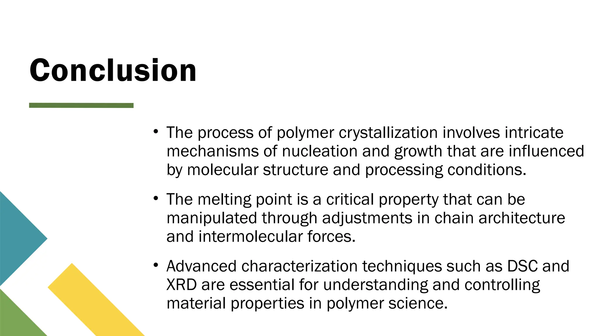 Molecular Mechanism of Crystallization and Factors Affecting Melting.pptx