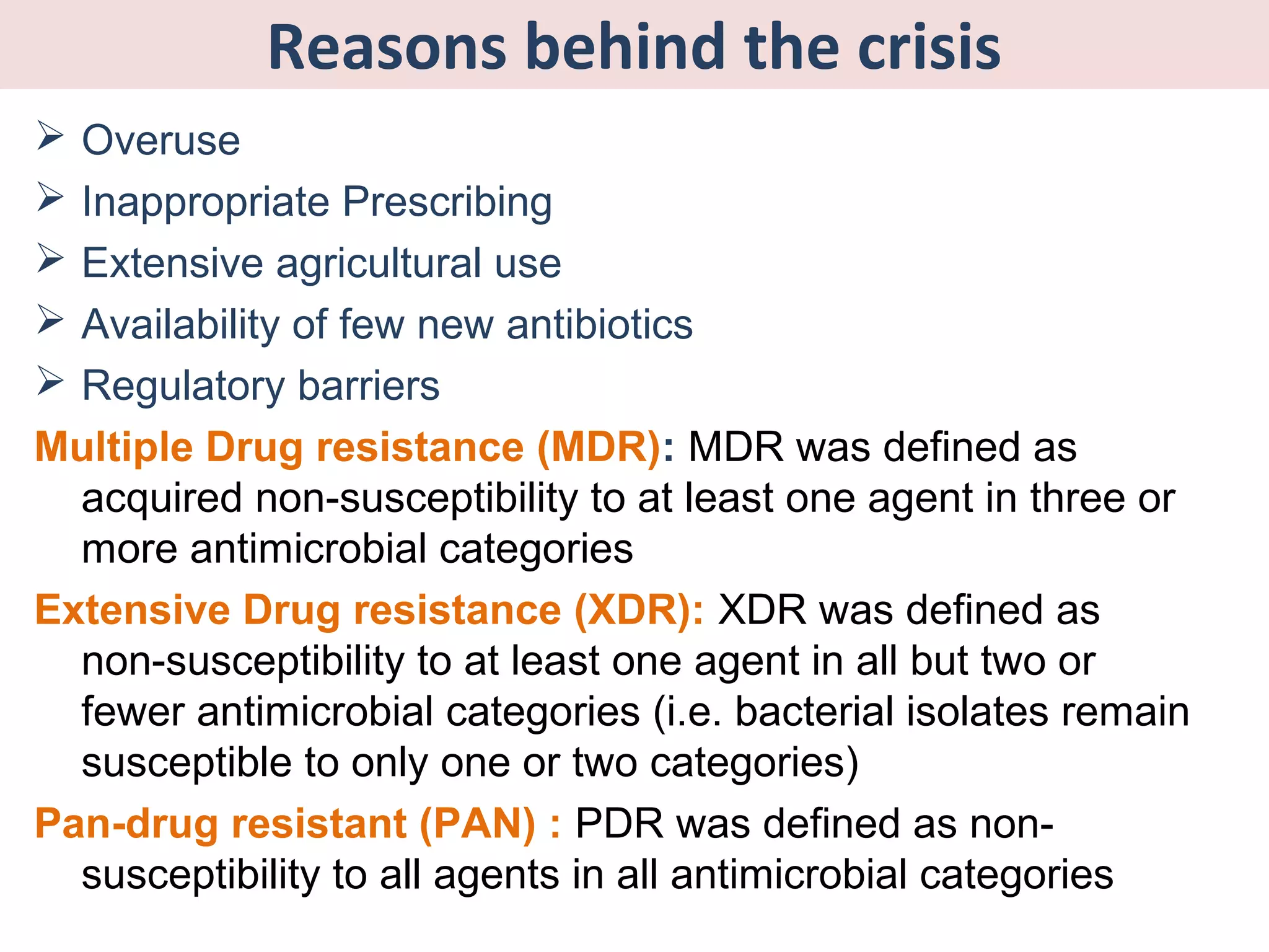 Molecular mechanism of multi drug resistance | PPT