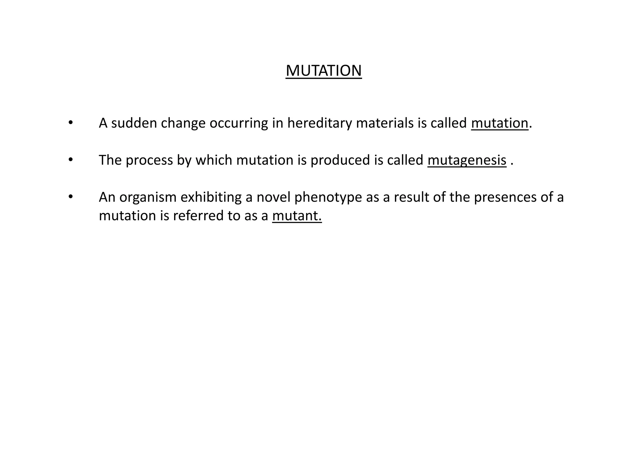 Molecular mechanism of spontaneous mutations | PPTX