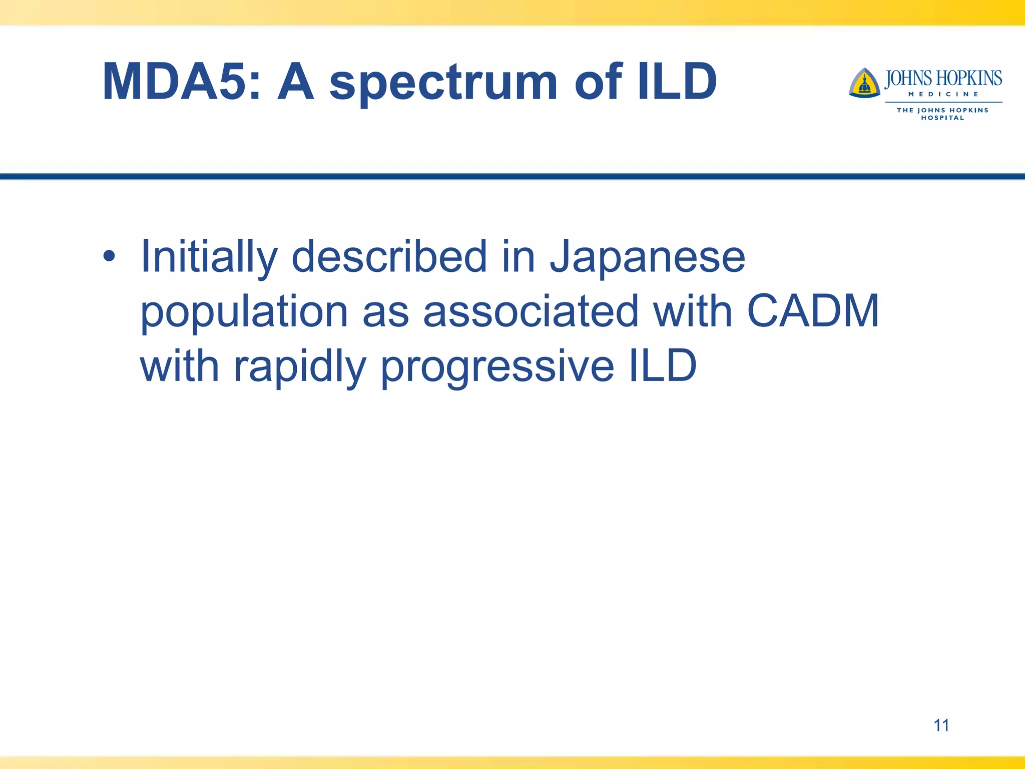 Molecular Mechanisms in ILD in Adult Connective Tissue Disease | PPT ...