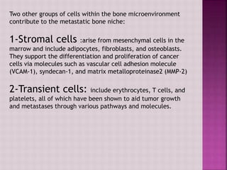 Molecular mechanisms of bone metastasis | PPTX