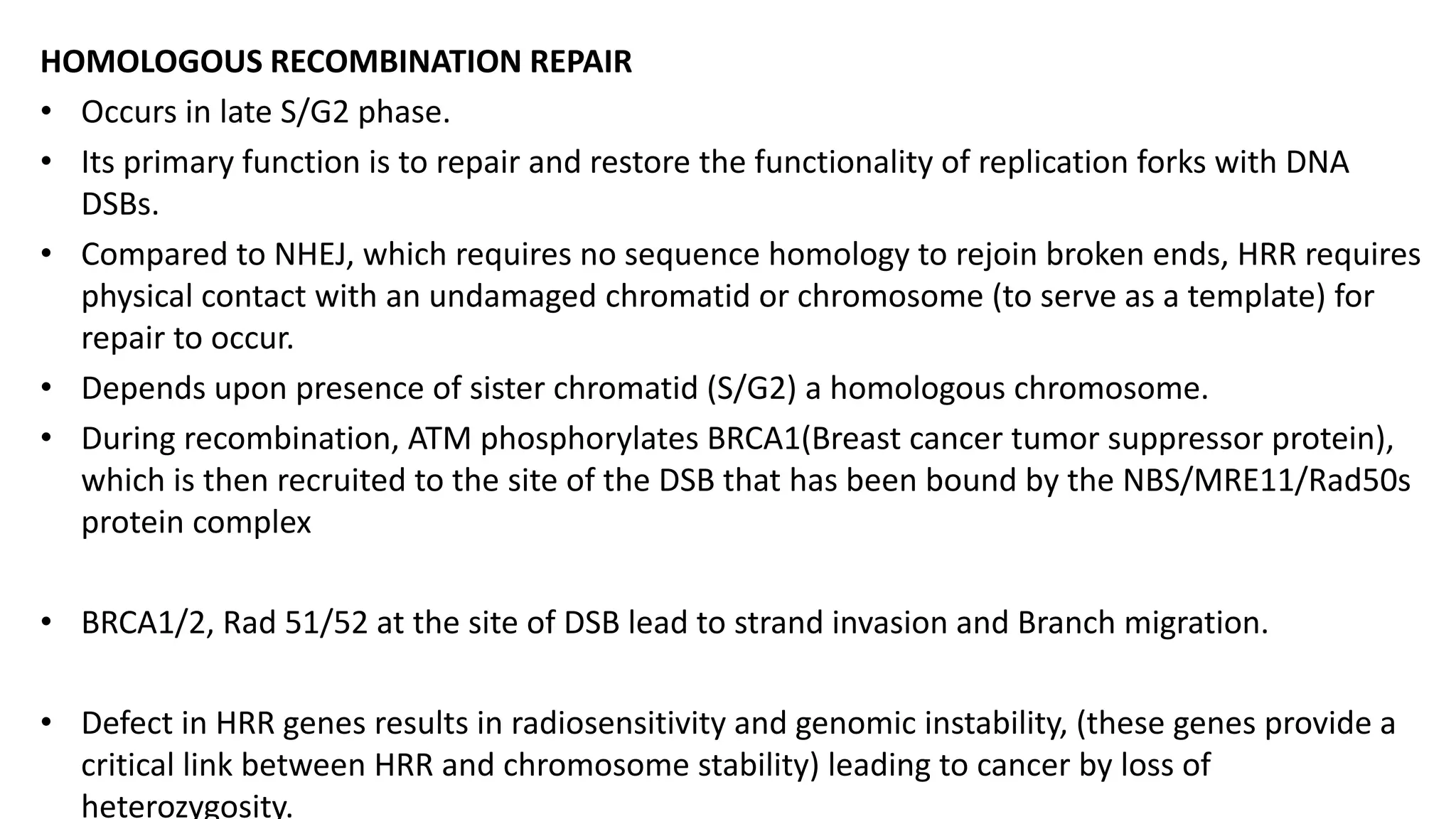 Molecular mechanisms of DNA damage and repair | PPTX