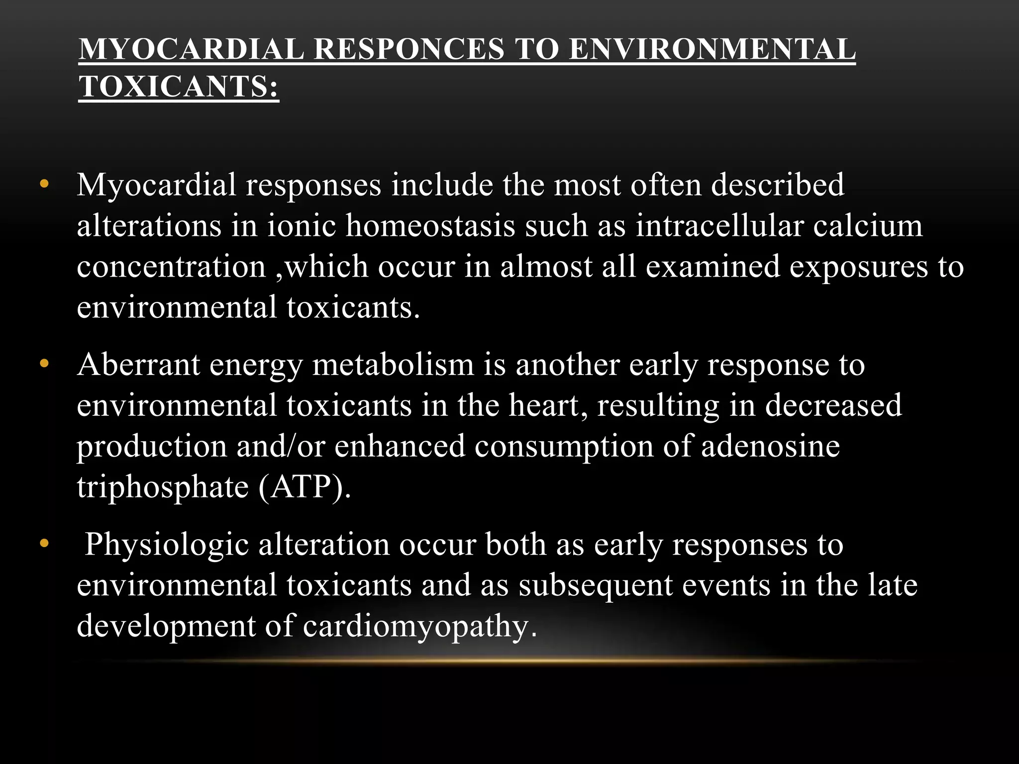 A seminar on Molecular mechanisms of drug induced cardio toxicity | PPTX