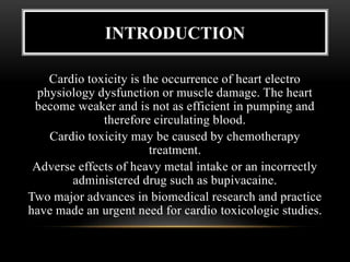 A seminar on Molecular mechanisms of drug induced cardio toxicity | PPTX
