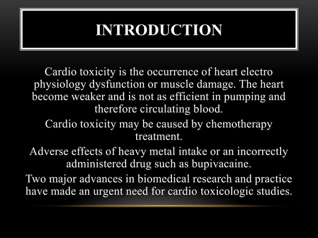 A seminar on Molecular mechanisms of drug induced cardio toxicity | PPT